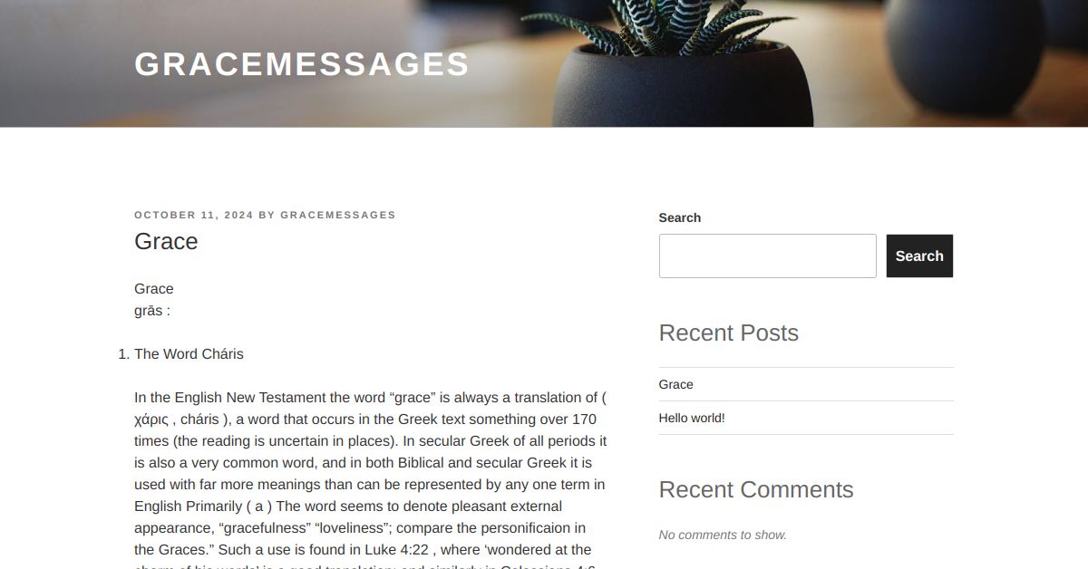 Grace – gracemessages